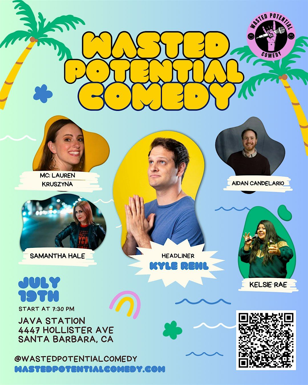Wasted Potential Comedy Night at Java Station | Java Station, Santa ...