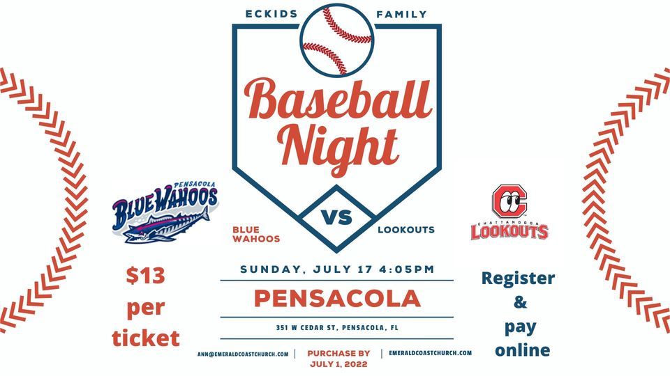 ECKids Family Blue Wahoos Game | Pensacola Blue Wahoos | July 17, 2022