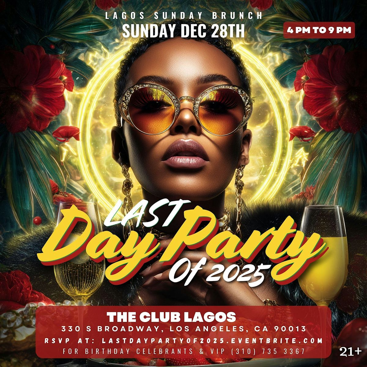 Lagos Sunday Brunch: Last Day party of 2025 at 330 S Broadway, Los ...
