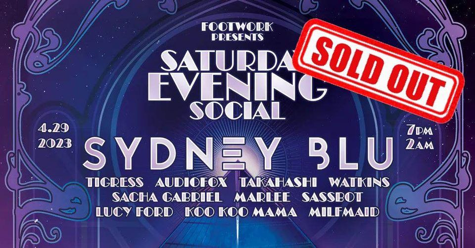 Saturday EVENING Social w/ Sydney Blu | Hermann's Upstairs, Victoria ...