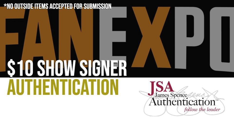 JSA at FAN EXPO San Francisco BOOTH 823 at Moscone Center, San ...