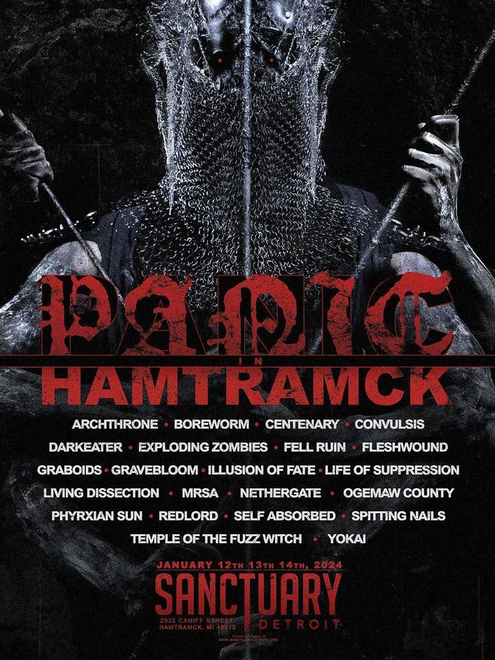 Panic In Hamtramck (day one) | Sanctuary Detroit, Hamtramck, MI | January 12, 2024