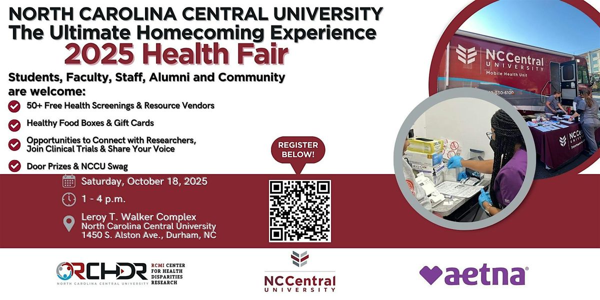 The Ultimate Homecoming Experience 2025 Health Fair at LeRoy T. Walker ...