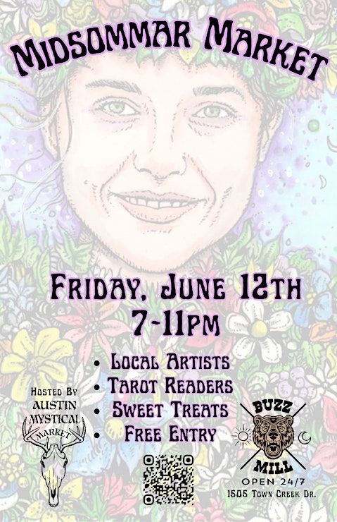 Midsommar Market at The Buzz Mill, Austin on 12th June, 2026