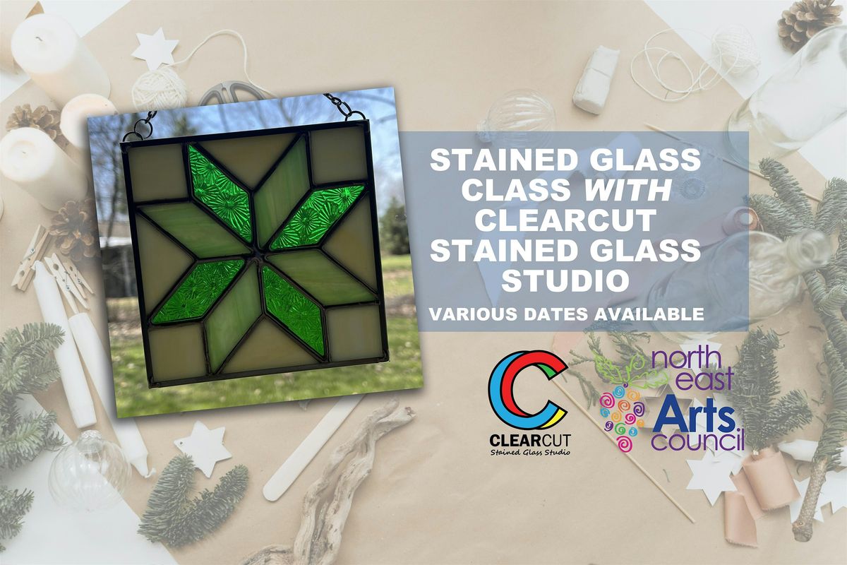 Stained Glass Class with Clear Cut Stained Glass Studio 4/12 at North ...