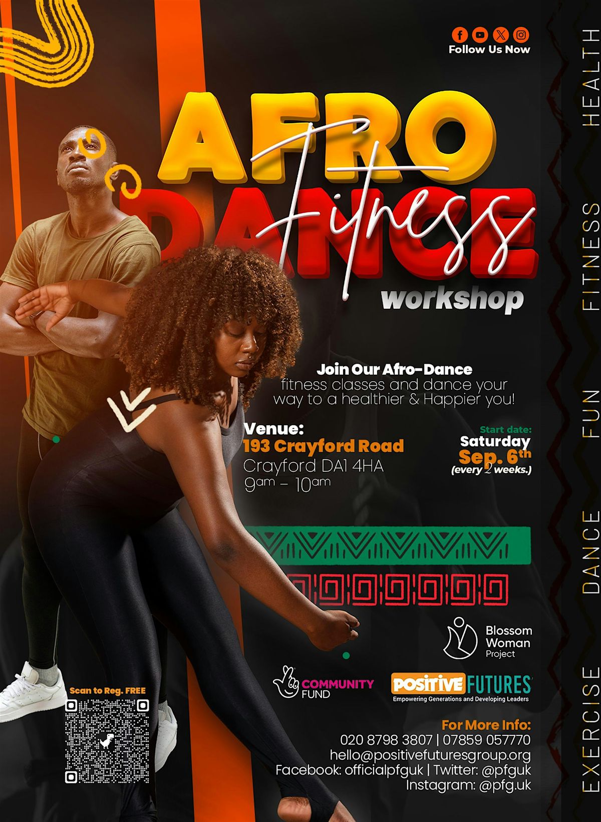Afro-Dance Fitness Classes (in collaboration with PFG) - Crayford at ...