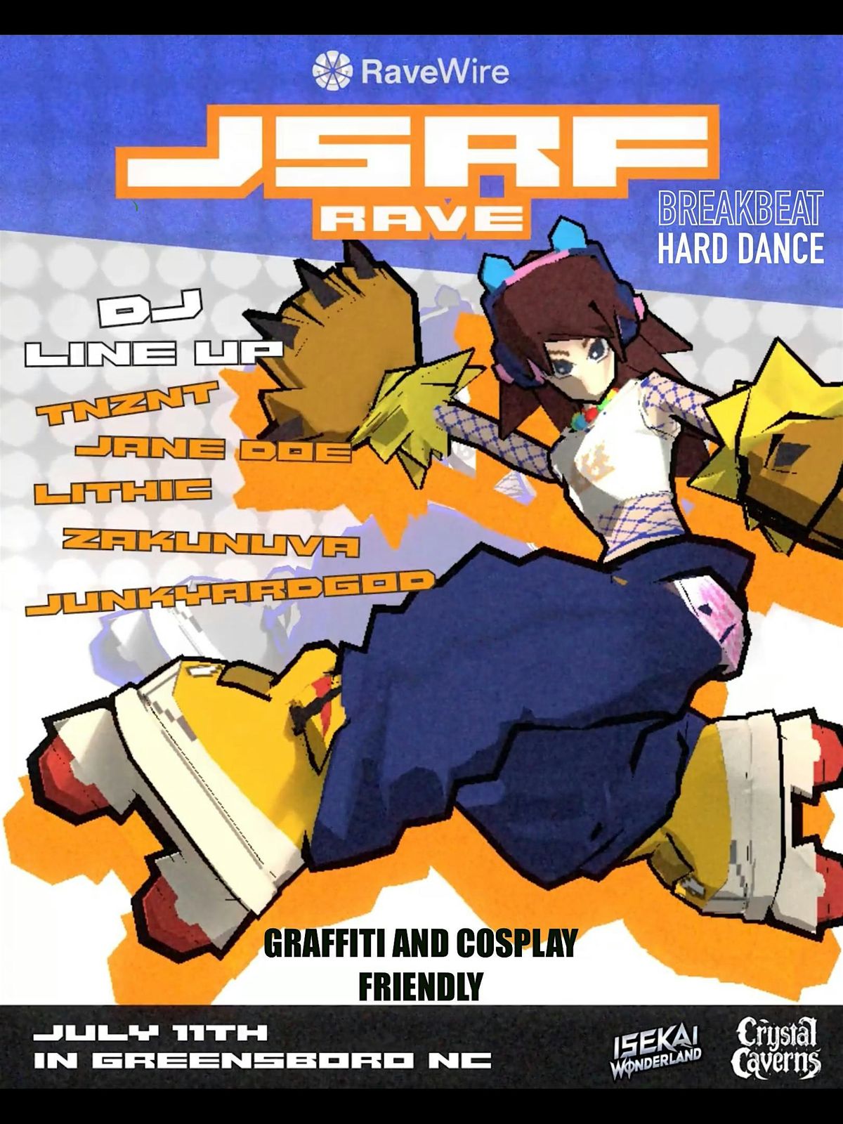 Jet Set Radio Rave! at Above Board Skatepark, Greensboro on 11th July, 2025