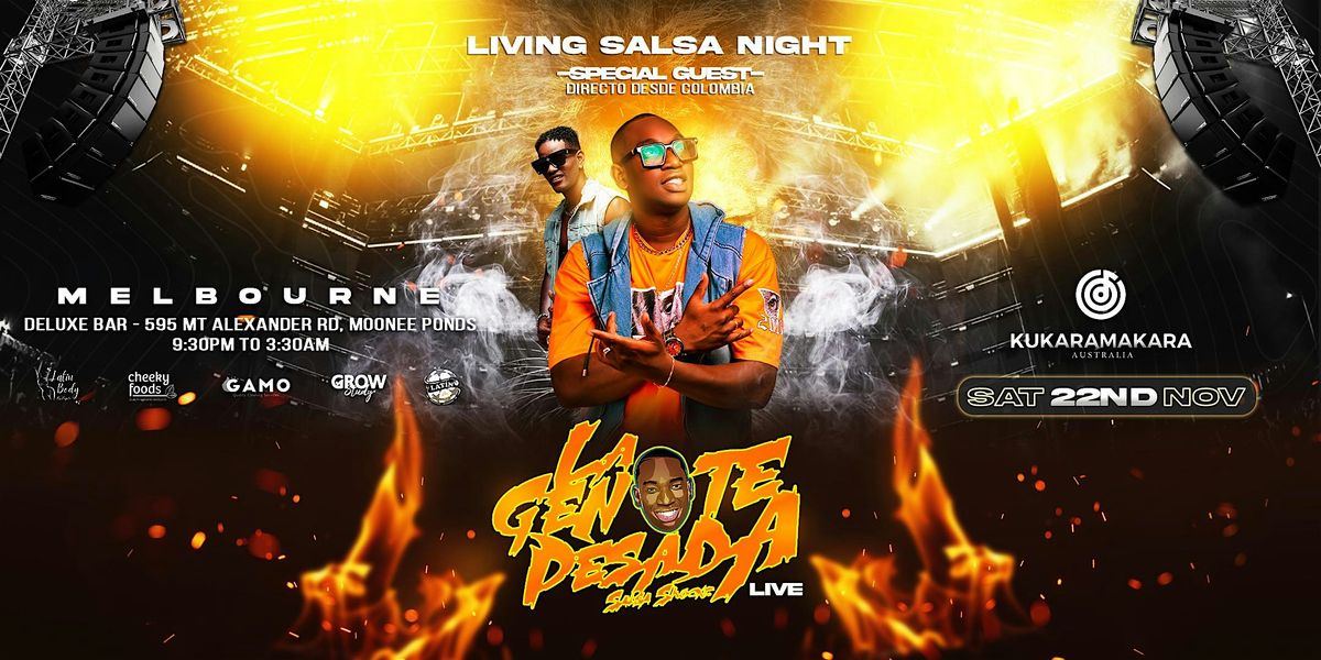 LIVING SALSA NIGHT ft La Gente Pesada LIVE at Deluxe Bar, Moonee Ponds ...