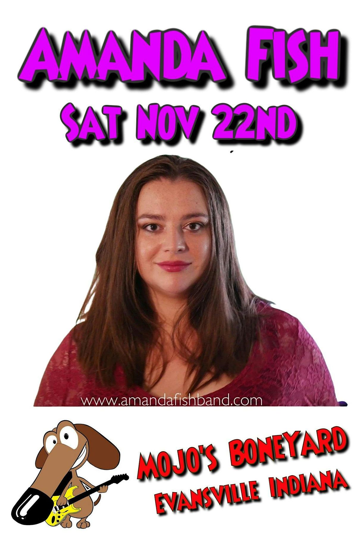 Amanda Fish returns to Mojos on Saturday, November 22nd! at Mojo's ...