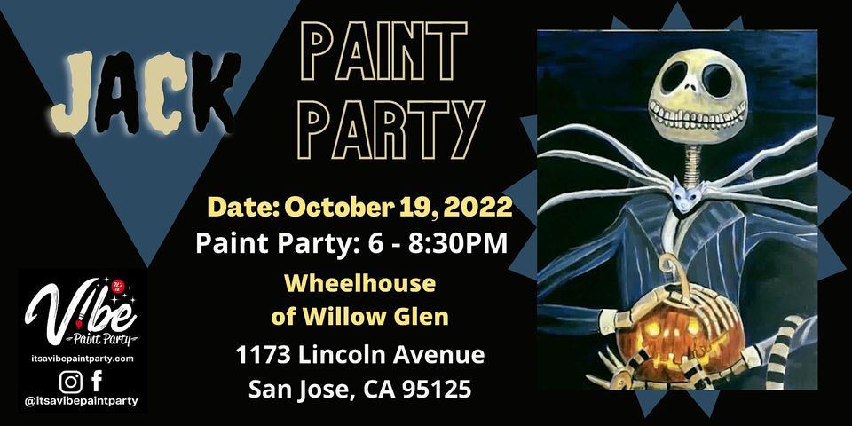 Jack Skellington Paint Party @ The Wheelhouse of Willow Glen at 1173 ...
