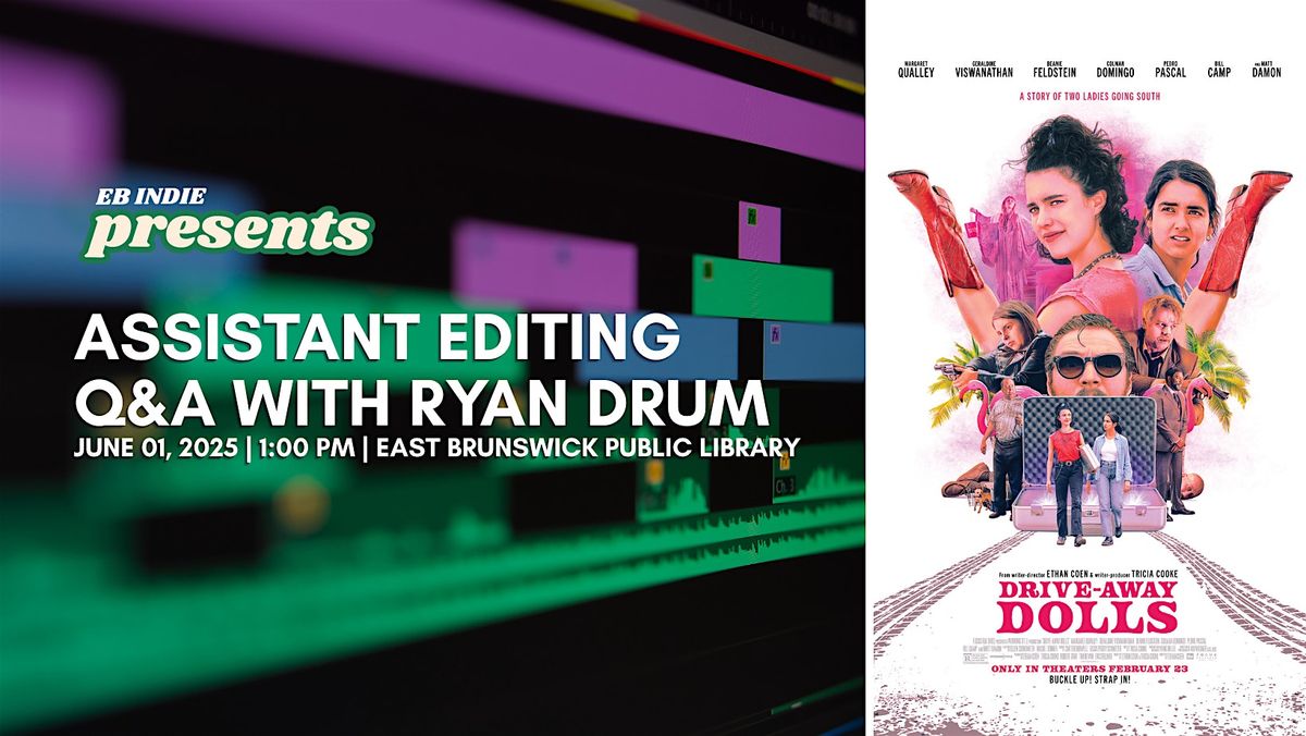 EB Indie Presents: Q&A with Ryan Drum | East Brunswick Public Library ...