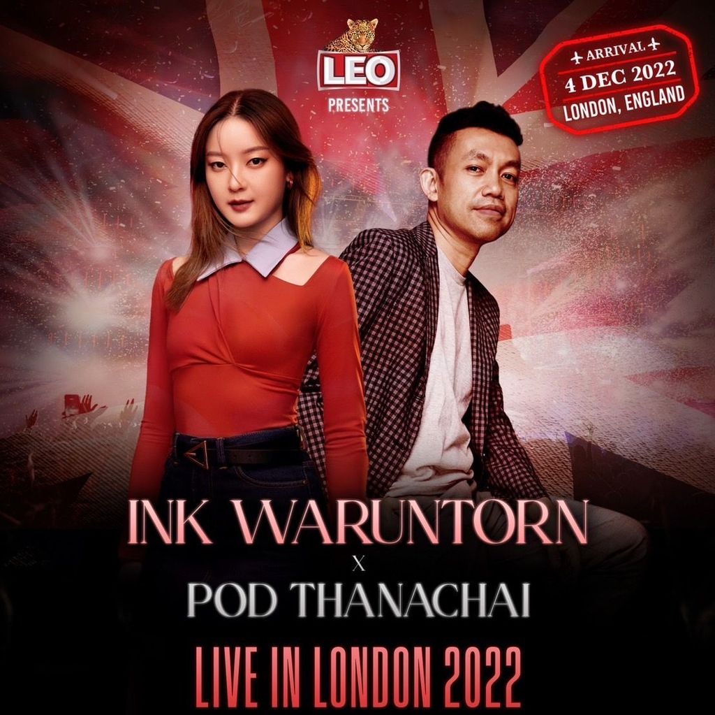 Ink Waruntorn & Pod Thanachai Live In London 2022 Tickets | Porchester Hall, London, EN ...