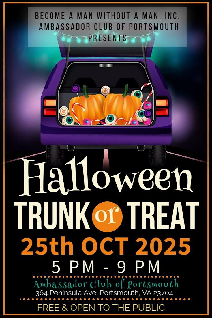 Free Trunk or Treat Night at The Ambassador Club of Portsmouth on 25th ...