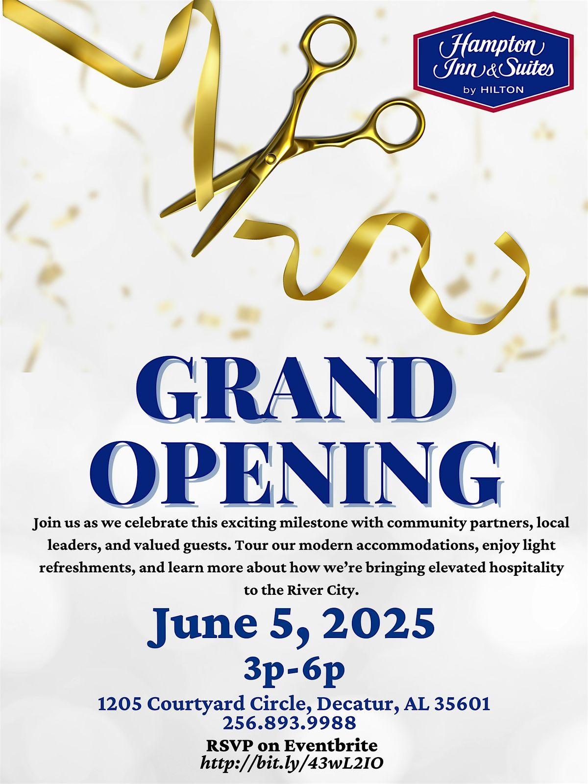 Grand Opening: Hampton Inn & Suites Decatur | 1205 Courtyard Cir ...