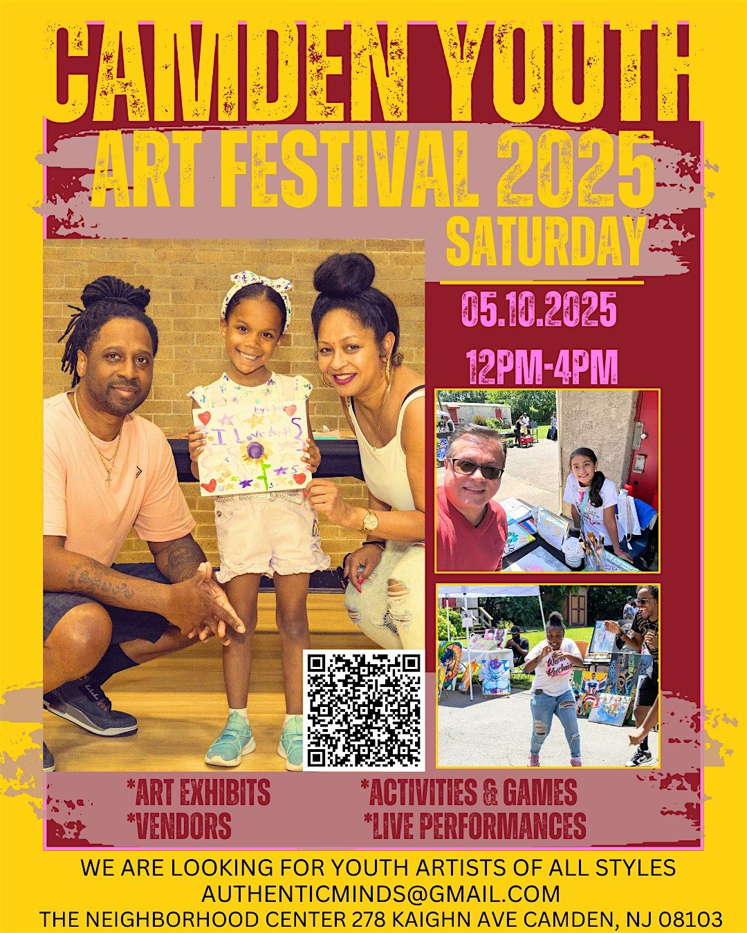 2nd Annual Camden Youth Art Festival 2025 | 278 Kaighns Ave, Camden, NJ ...