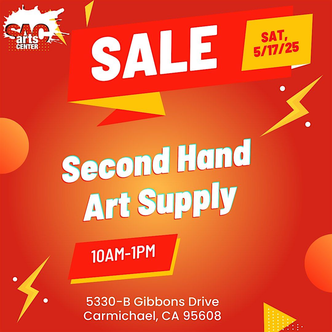Second Hand Art Supply Sale at Sacramento Fine Arts Center, Carmichael ...