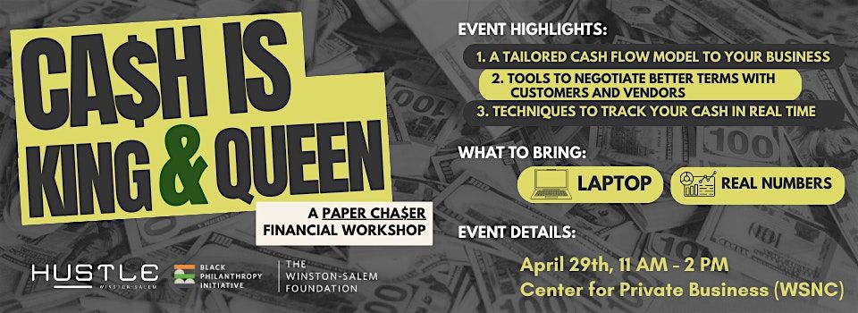 Cash is King & Queen: Paper Cha$er at WFU Center for Private Business ...