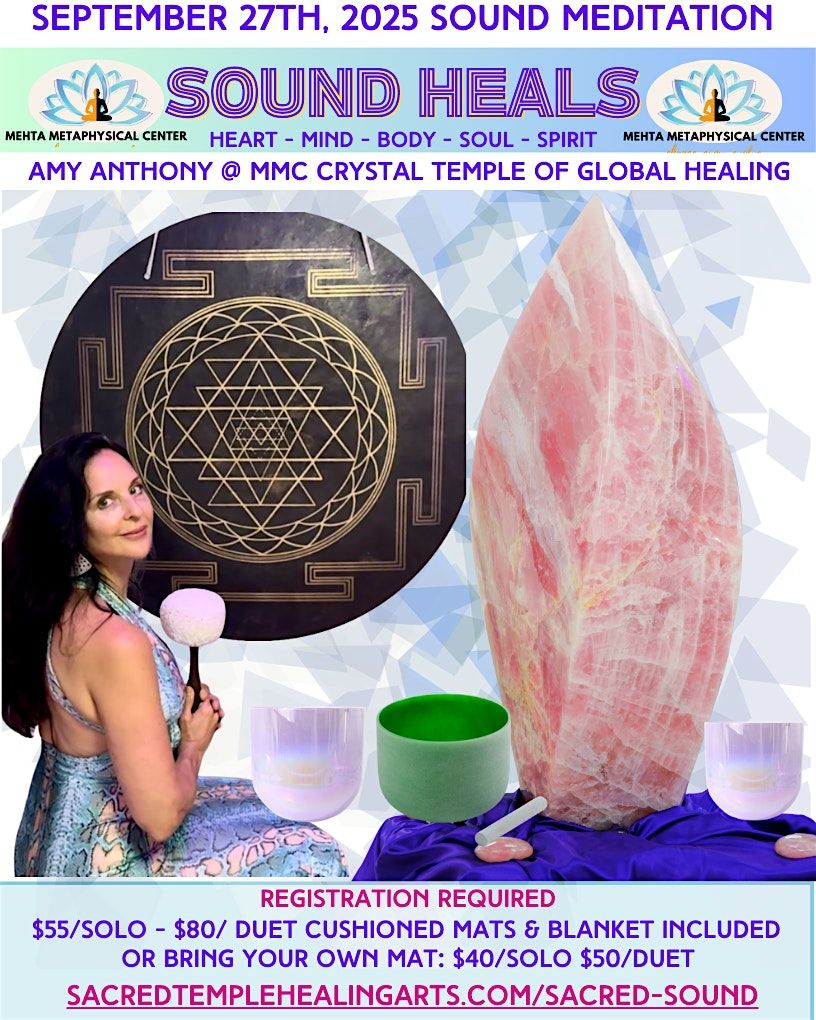 September 27th Sound Meditation with Amy @ Crystal Temple Global ...