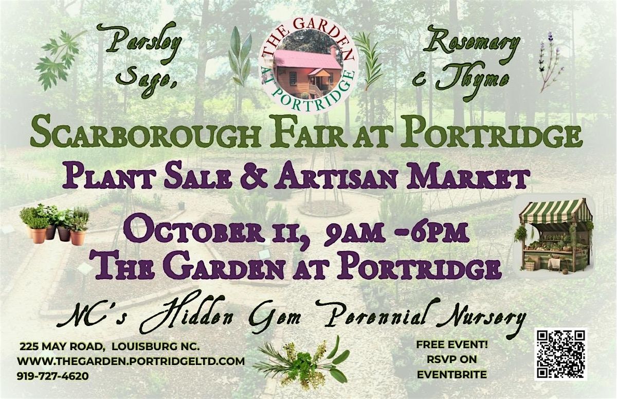 Scarborough Fair at Portridge - plant sale and artisan market at The ...