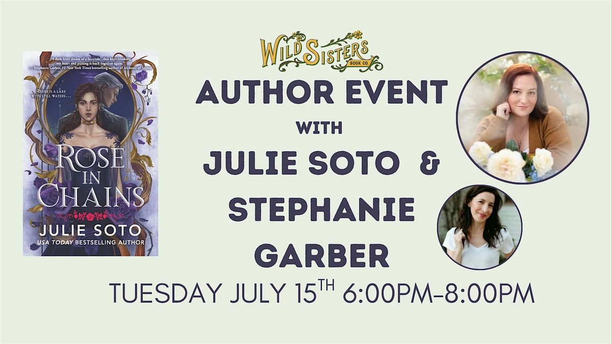 Author Event with Julie Soto and Stephanie Garber at John F. Kennedy ...
