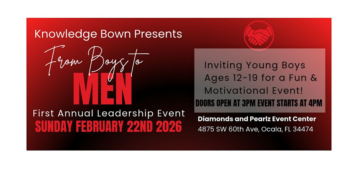 Boys to Men at Diamondz & Pearlz Event Center, Ocala on 22nd February, 2026