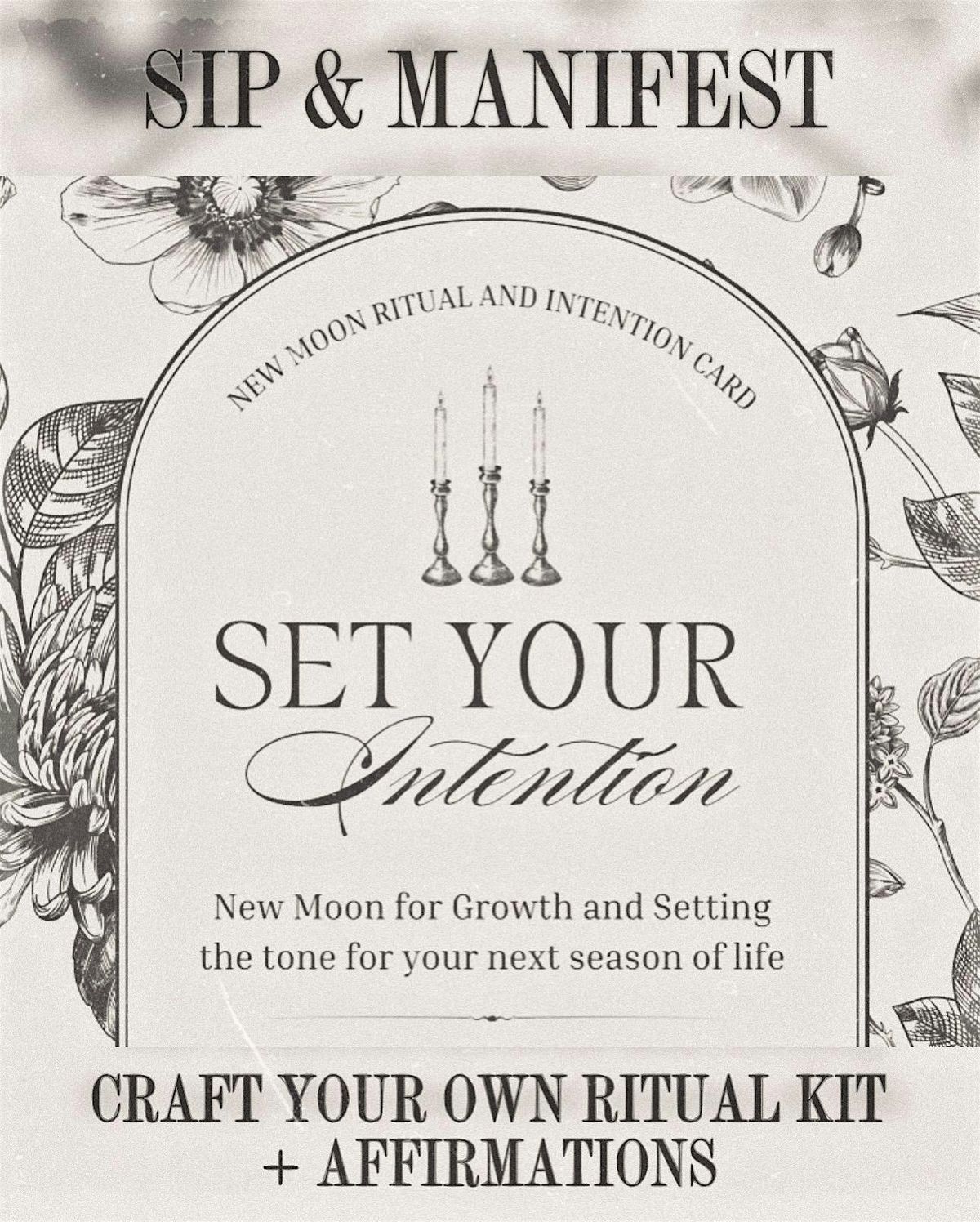 Sip & Manifest: Craft Your Ritual Kit + Affirmations at 27 Leaves ...