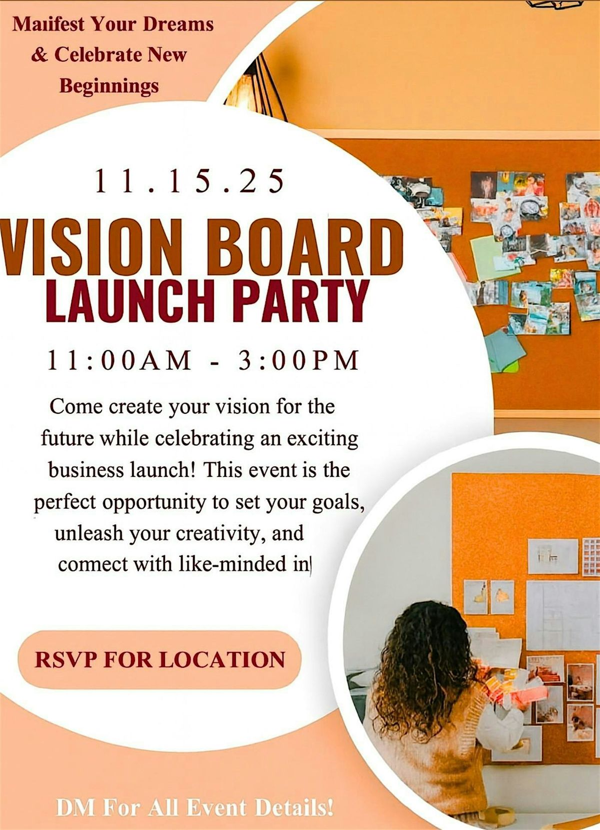 Annual Vision Board Launch 2025 at Location will be provided to ...