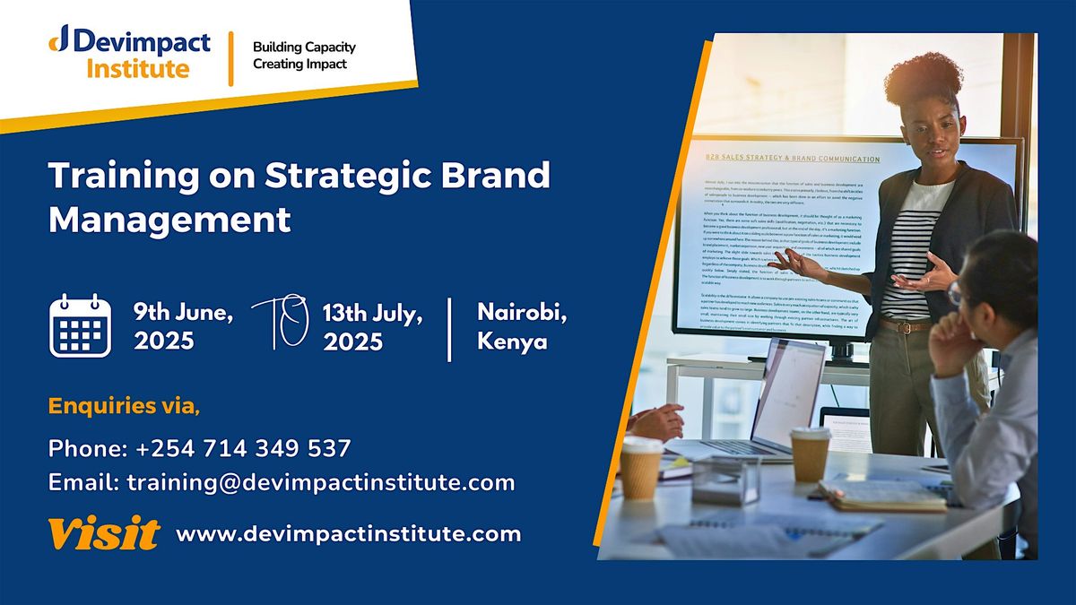 Strategic Brand Management Short Course | Nairobi Safari Club by Swiss ...