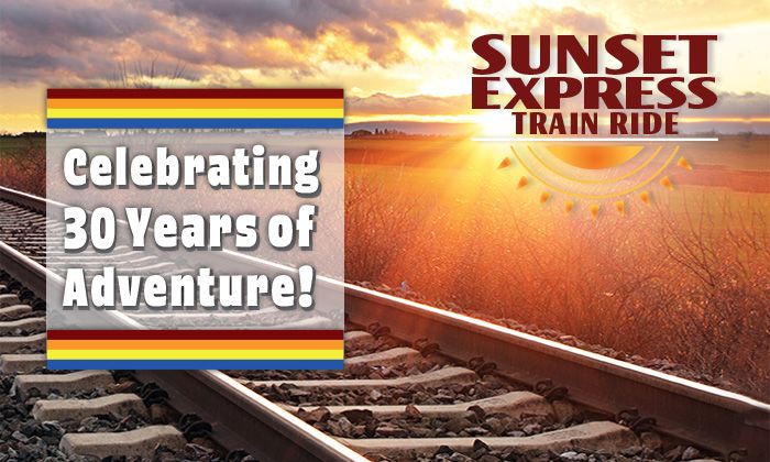 Sunset Express at Austin Steam Train, Cedar Park on 2nd April, 2022