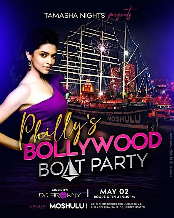 PHILLY BOLLYWOOD BOAT PARTY 2025 | DJ BROWNY | MOSHULU | Moshulu, South ...