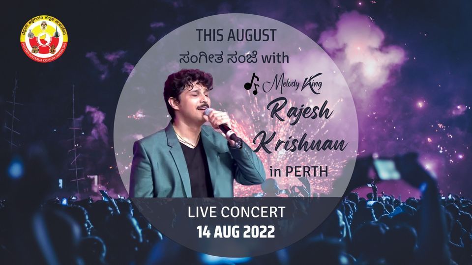 Rajesh Krishnan in Perth - Live Concert at Indian Community Centre 12 ...