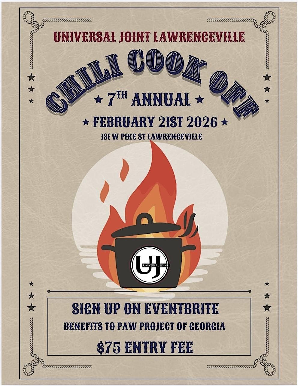 Universal Joints 7th Annual Chili Cook Off at Universal Joint ...