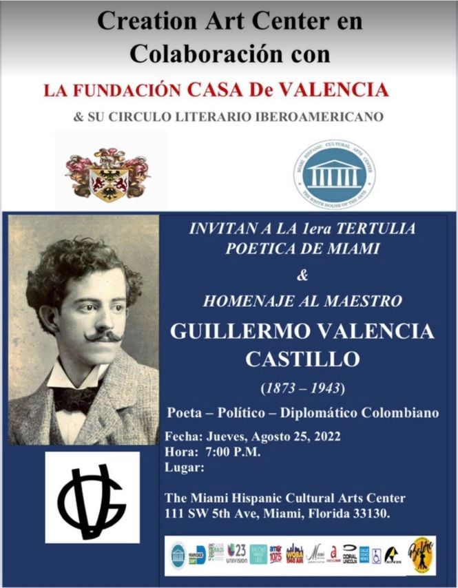 Tertulia Poetica de Miami / Homenaje a Guillermo Valencia Castillo ...