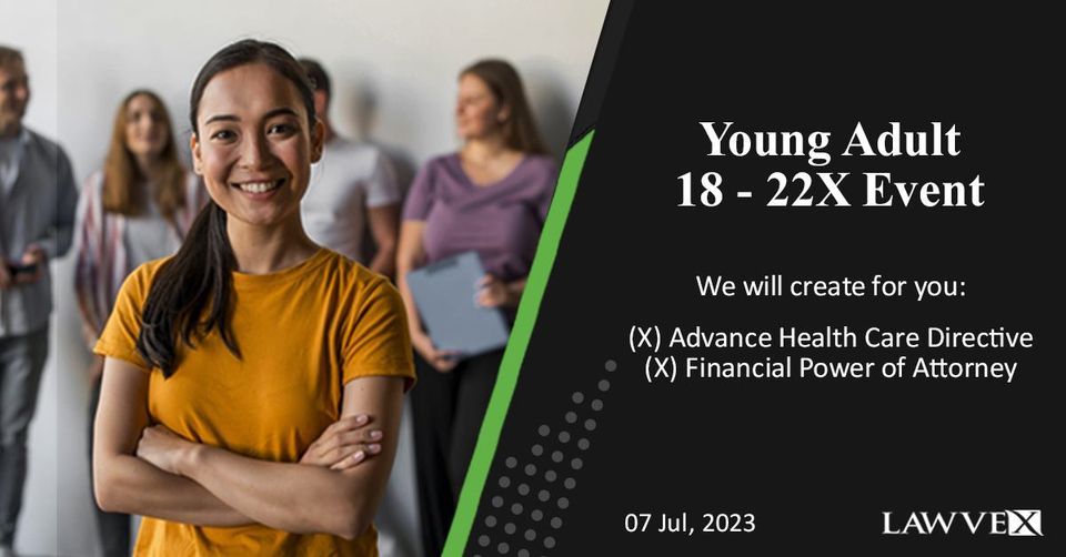 Lawvex 1822X - Young Adults Medical and Financial Powers of Attorney Clovis, Madera, Solvang ...