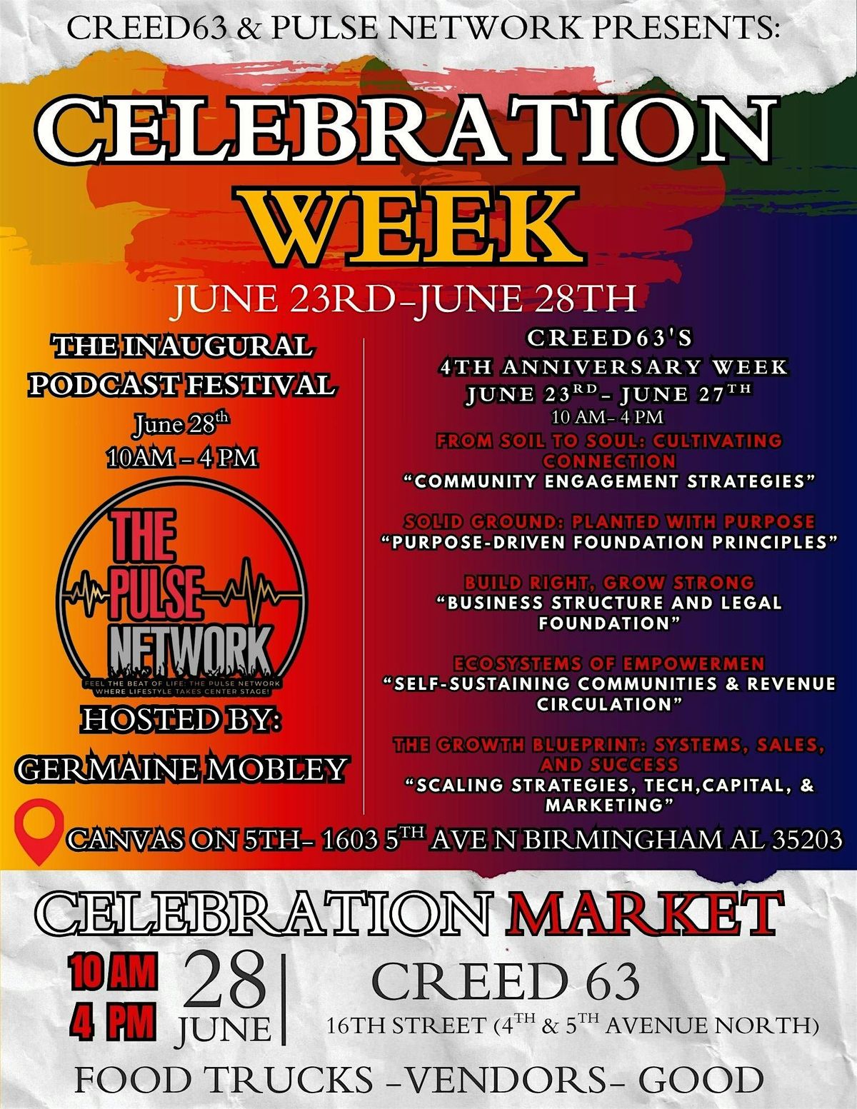 Creed Week 2025 :Self Sustain Communities & Revenue Circulation | 1603 5th Ave N, Birmingham, AL ...