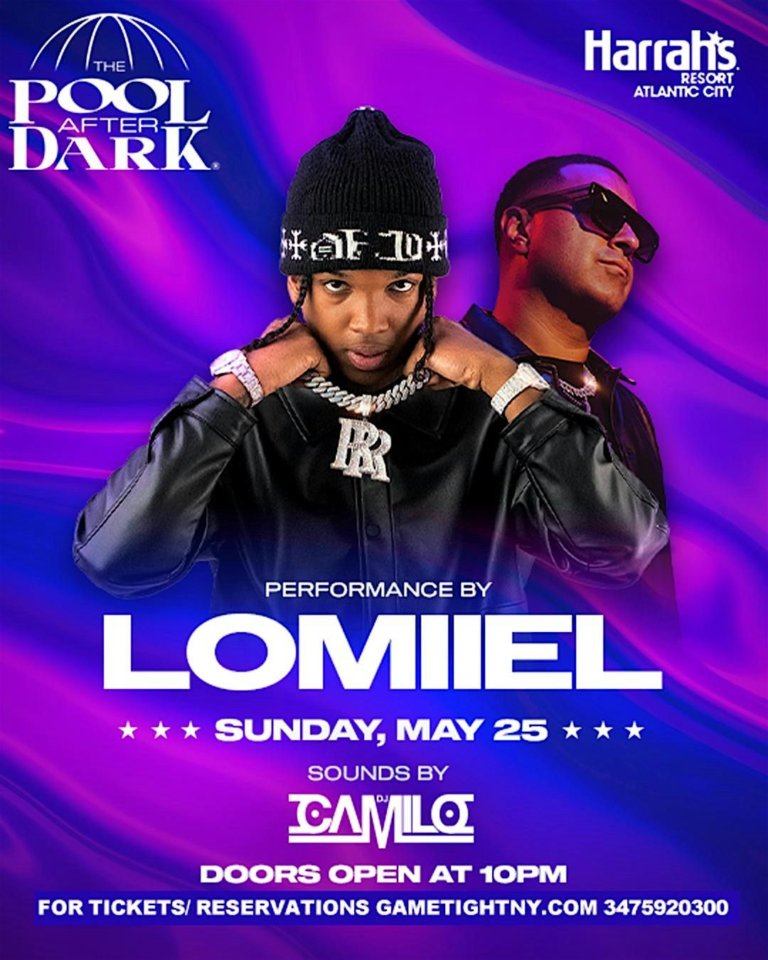 DJ CAMILO AND LOMIIEL LIVE MEMORIAL DAY SUNDAY HARRAHS POOL PARTY 2025 ...