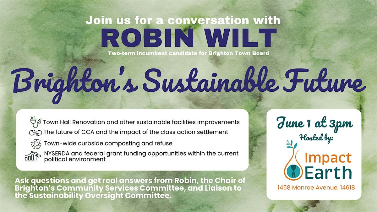 Brighton’s Sustainable Future: A Conversation with Robin Wilt | Impact ...