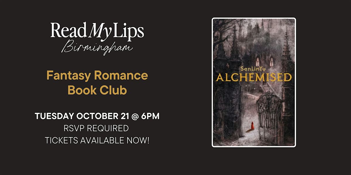 Read My Lips BHAM Fantasy Romance Book Club at Read My Lips, Birmingham ...