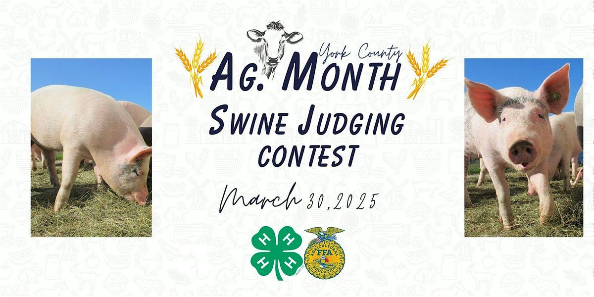 2025 York County 4-H & FFA Swine Judging Contest at 120 N Congress St ...