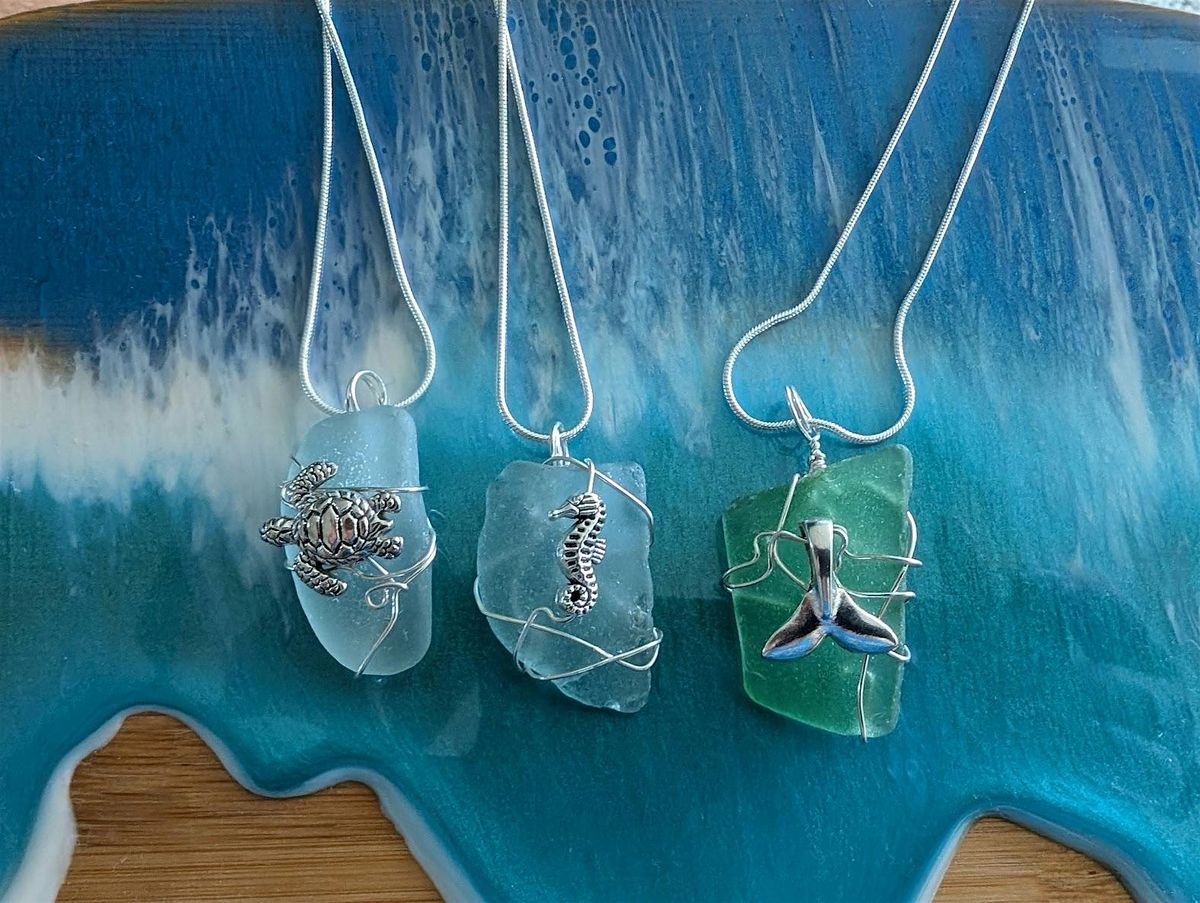WIRE WRAP REAL SEA GLASS JEWELRY CLASS-ST PETE FL-SUNTAN ART CENTER at ...