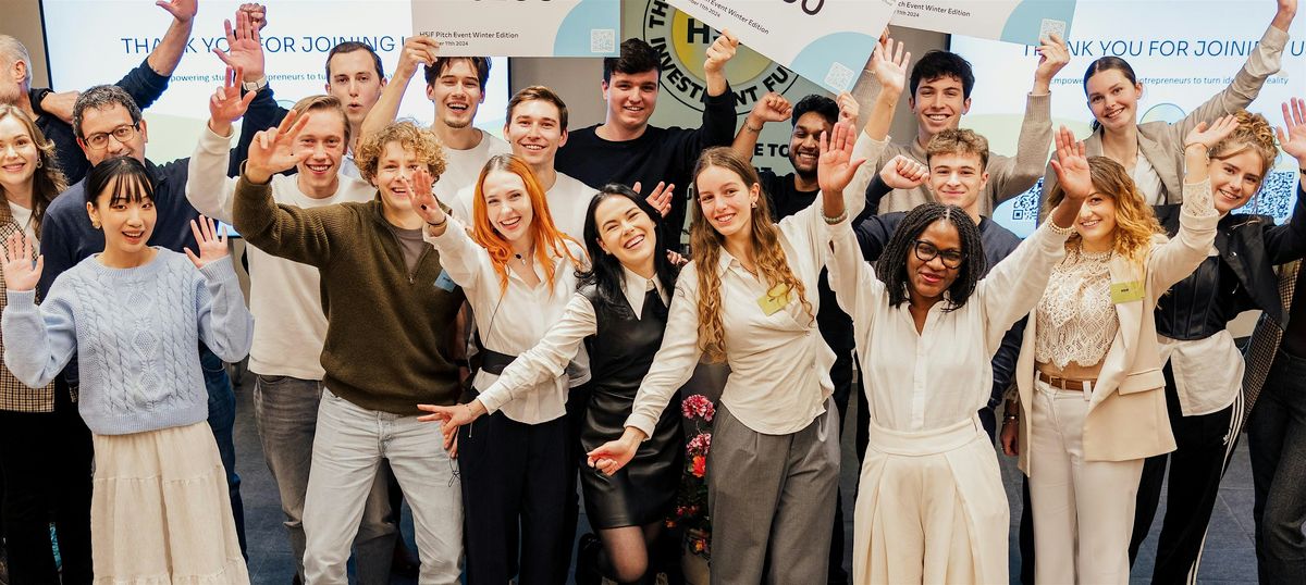 The Hague Student Investment Fund Pitch Event: 5-Year Anniversary ...
