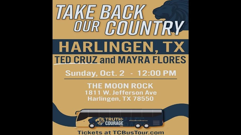 Take Back America Bus Tour with Truth and Courage PAC | The Moon Rock ...