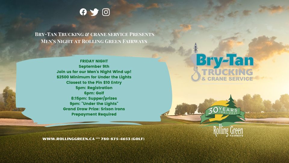 Bry-Tan Trucking Mens Night Windup! | Rolling Green Fairways Ltd ...