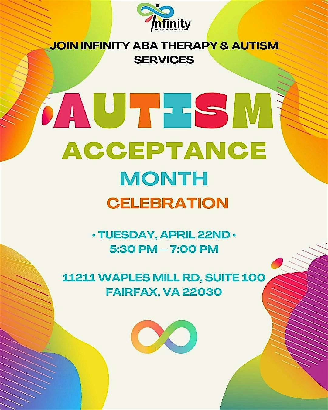 Autism Acceptance Month Celebration at Infinity ABA Therapy & Autism Services, Fairfax on 22nd ...