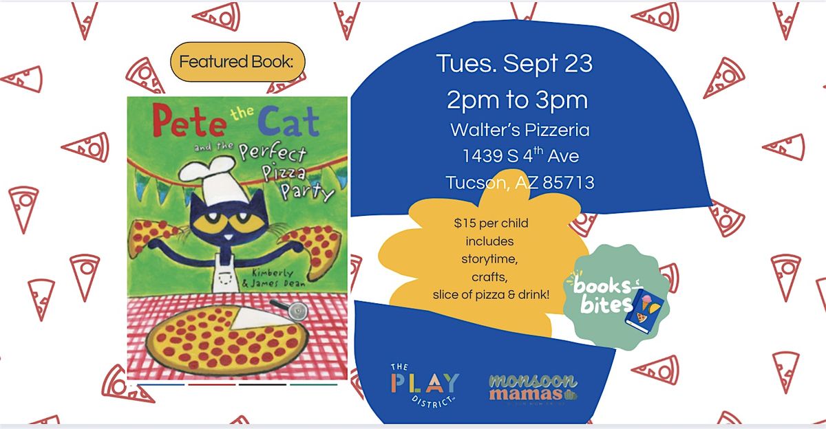 Pete the Cat Pizza Storytime Social | Walter's Pizzeria, Tucson, AZ ...