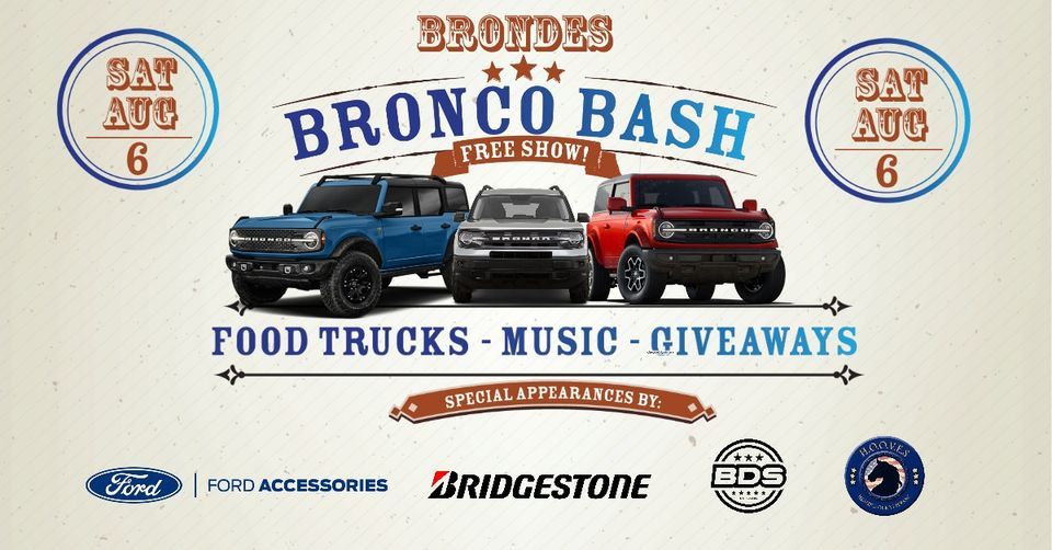 2022 Brondes Bronco Bash | Brondes Ford Lincoln Maumee | August 6, 2022