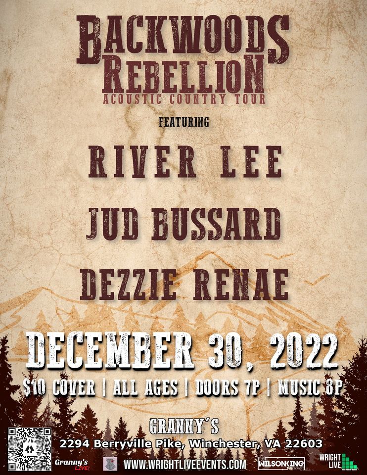 Backwoods Rebellion Acoustic Country Tour! @Grannys Place | Granny's ...