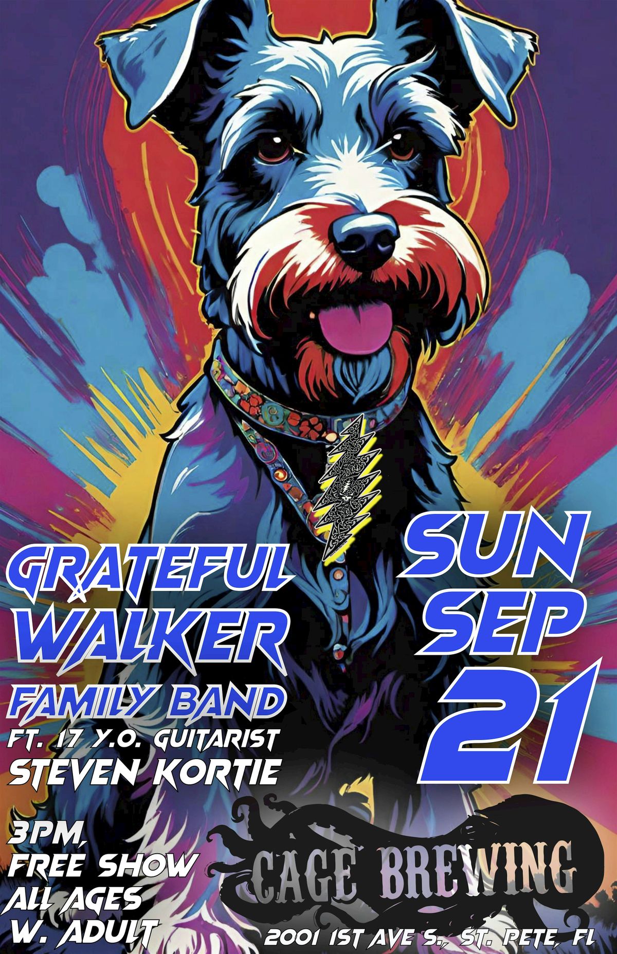 FREE: Grateful Walker Family Band ft. 17 y/o guitarist Steven Kortie at ...