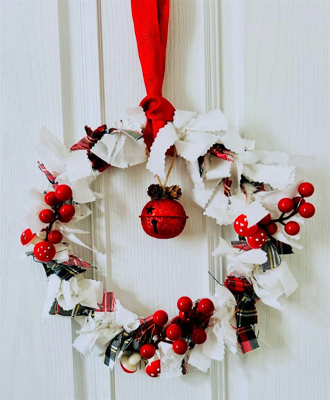 Festive Rag Wreaths with Fizz at Sedgefield: The Cafe @ NETPark on 19th ...