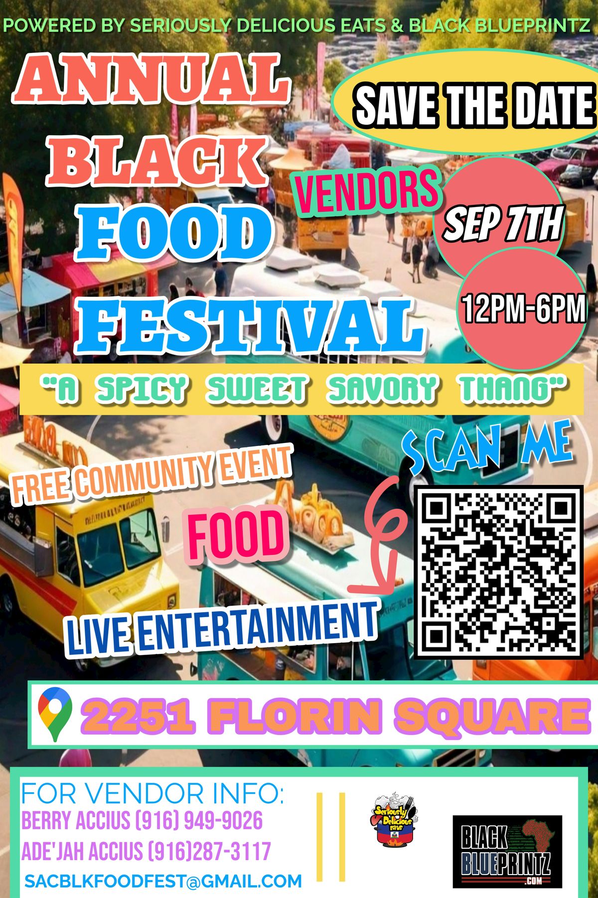 Annual Black Food Festival | 2251 Florin Rd, Sacramento, CA | September ...